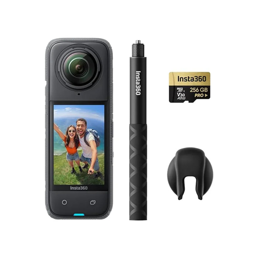 Insta360 X4 Explorer Bundle - 360° Camera 8K Action Camera Gear for ...
